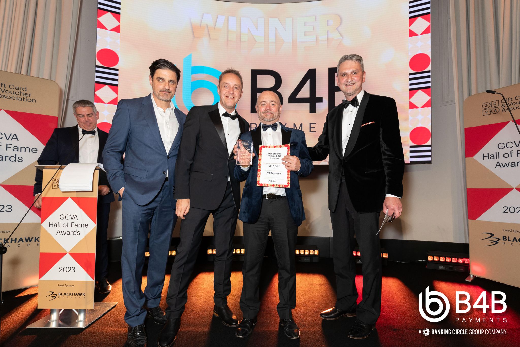 Winning the GCVA Hall of Fame Awards for best gift card B2B product ...